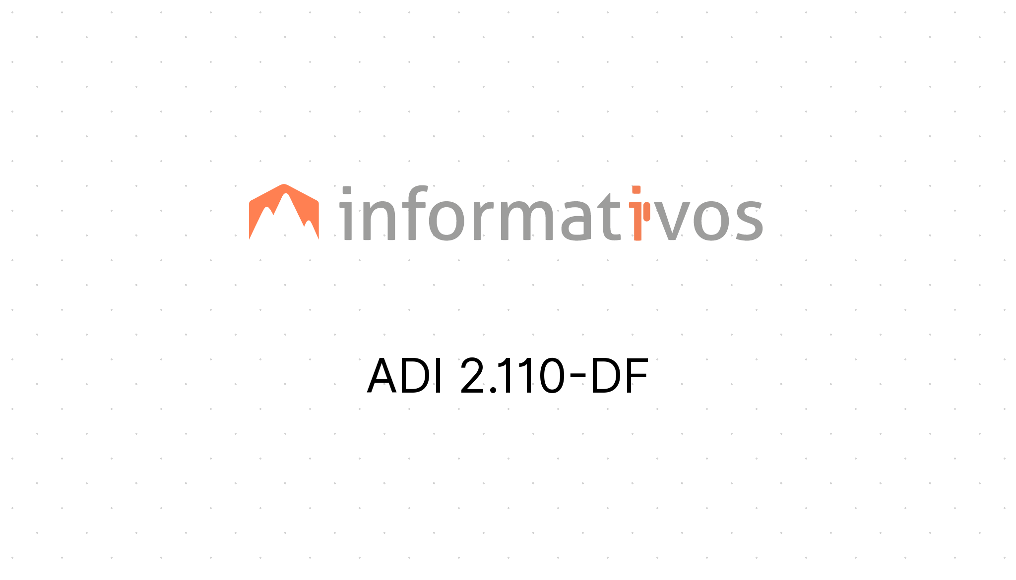 ADI 2.110-DF - STF