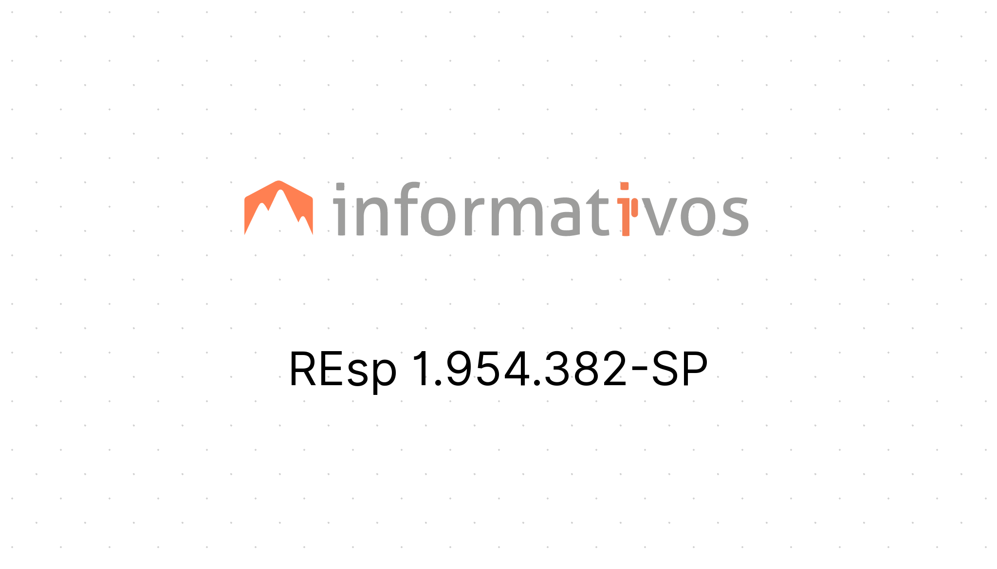 REsp 1.954.382-SP - STJ
