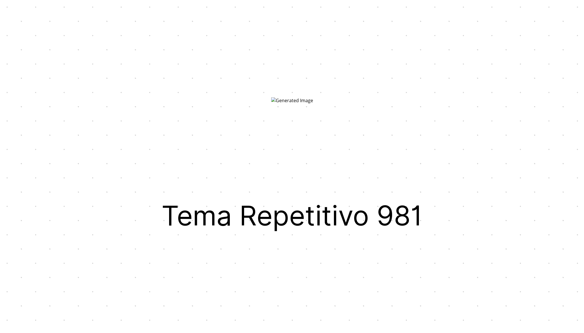 Tema Repetitivo 981 - STJ